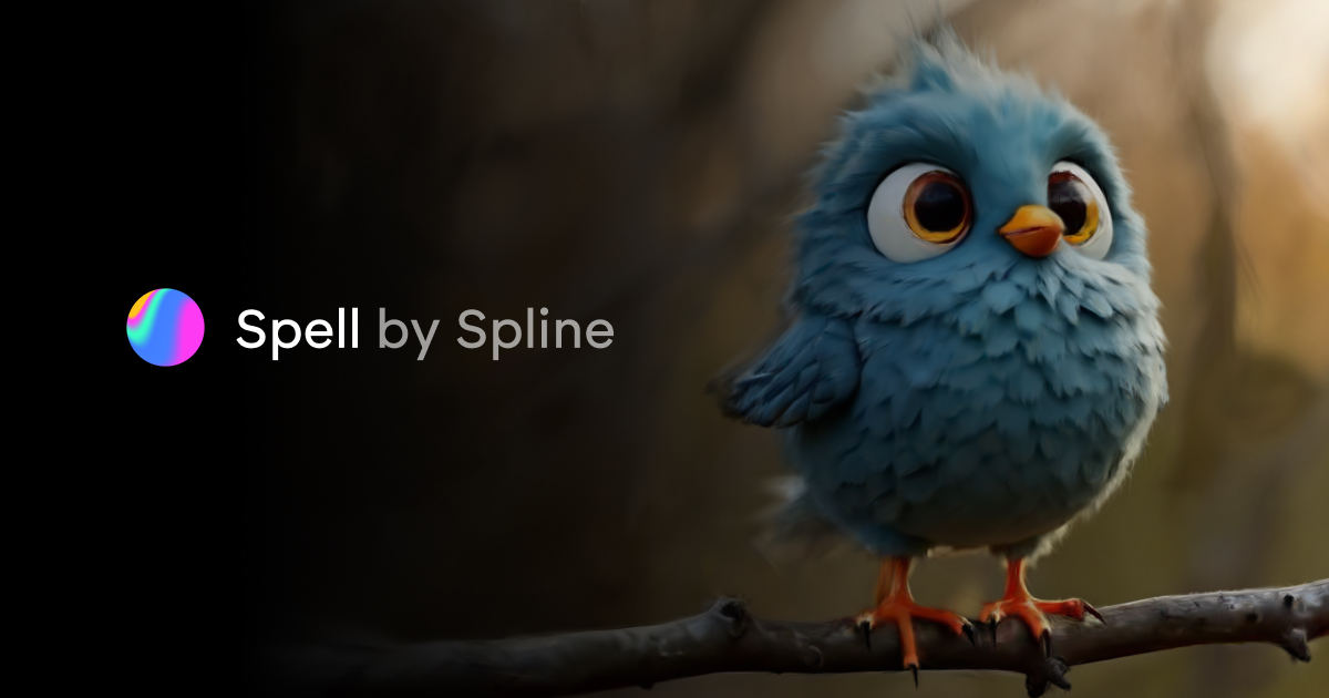 Spell by Spline - Turn any image into a 3D scene with AI